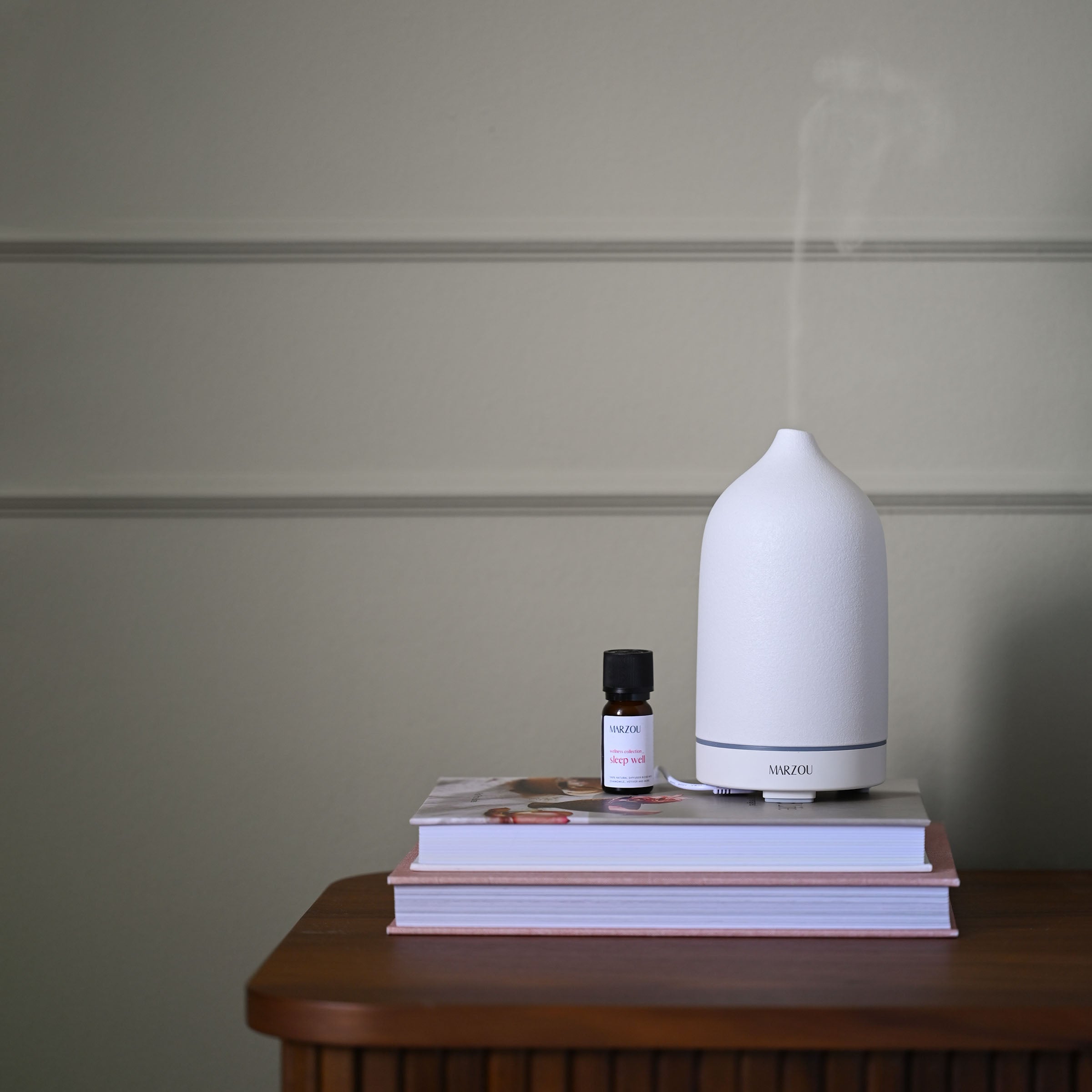 Ceramic aroma diffuser - White – Marzou
